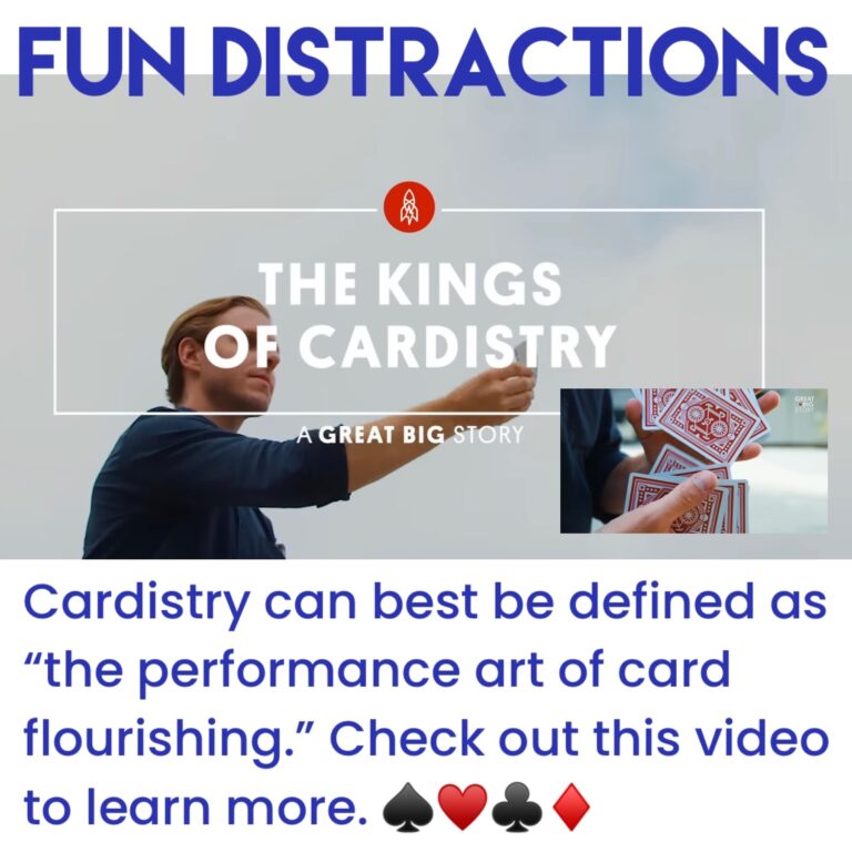 Fun Distraction: Cardistry | Library