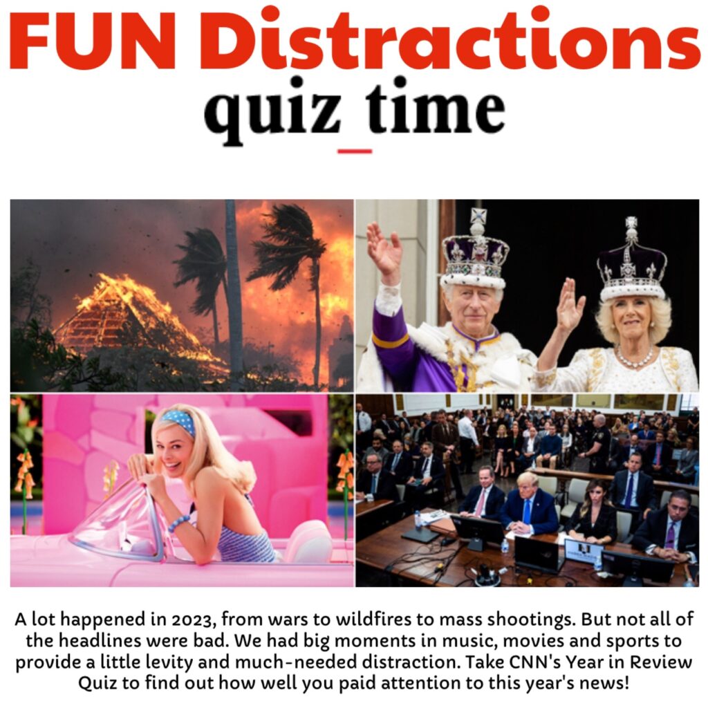 Fun Distraction: 2023 in Review | Library